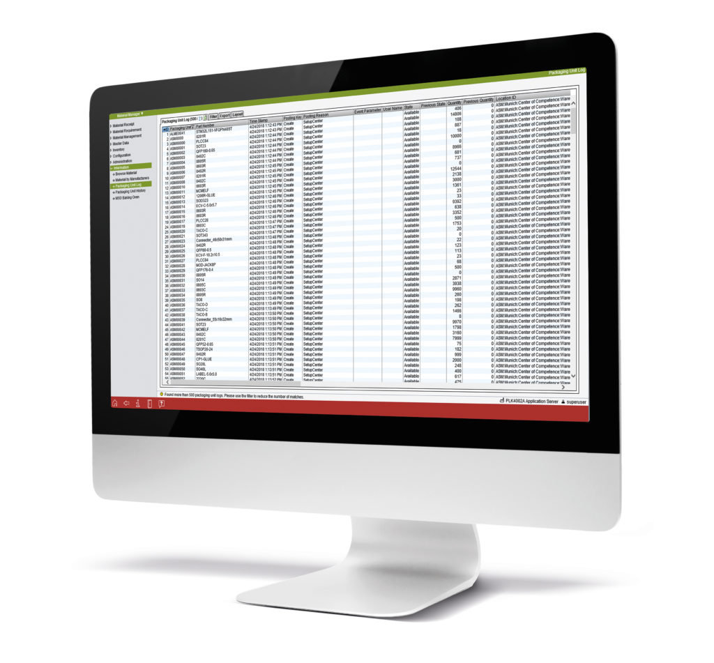 ASMPT WORKS Material Manager-G1 – ASMPT SMT Solutions – Picture Database